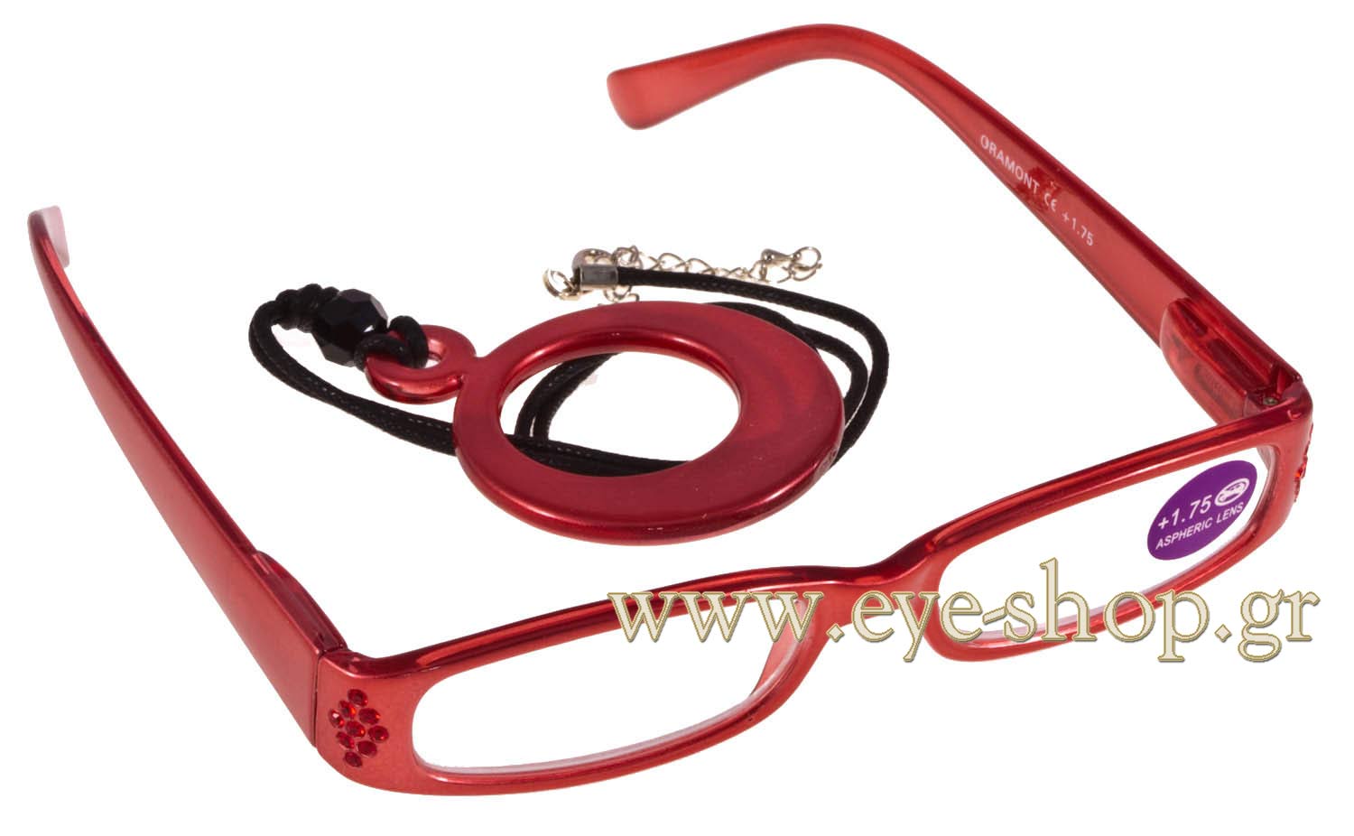 ΓΥΑΛΙΑ ΟΡΑΣΕΩς ORAMONT 8501 RED 00Ø πρεσβυωπίας